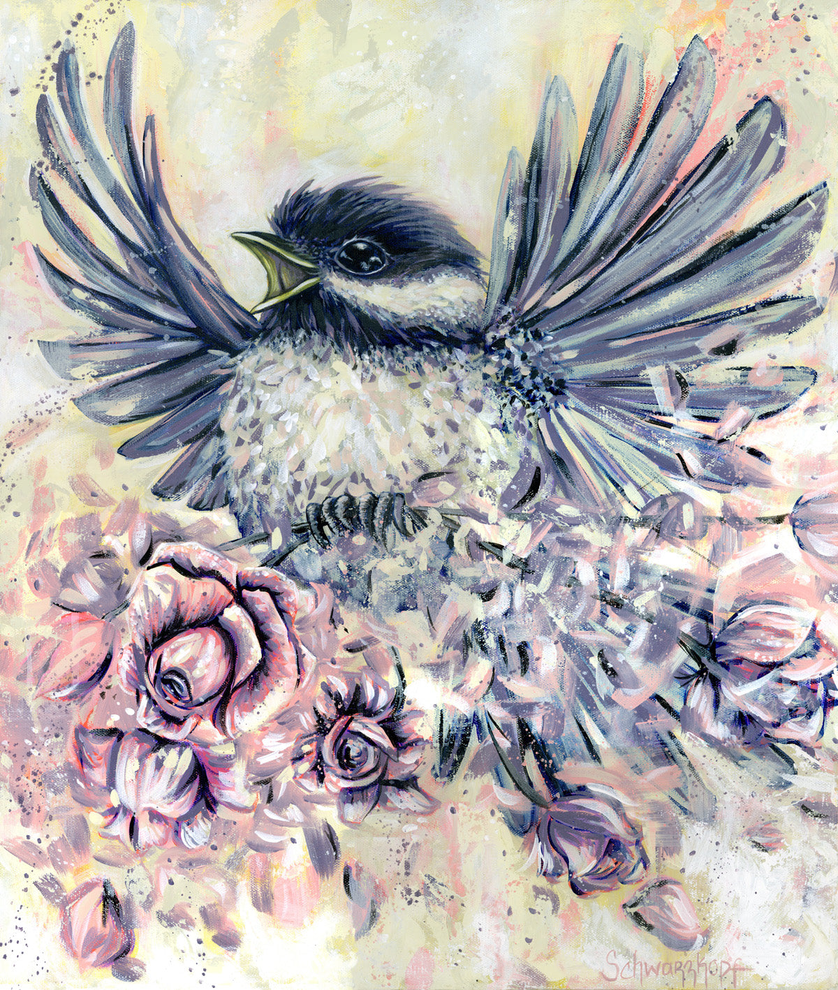 Original Painting on Canvas, Spring Forth – Kimberly Schwarzkopf Artwork